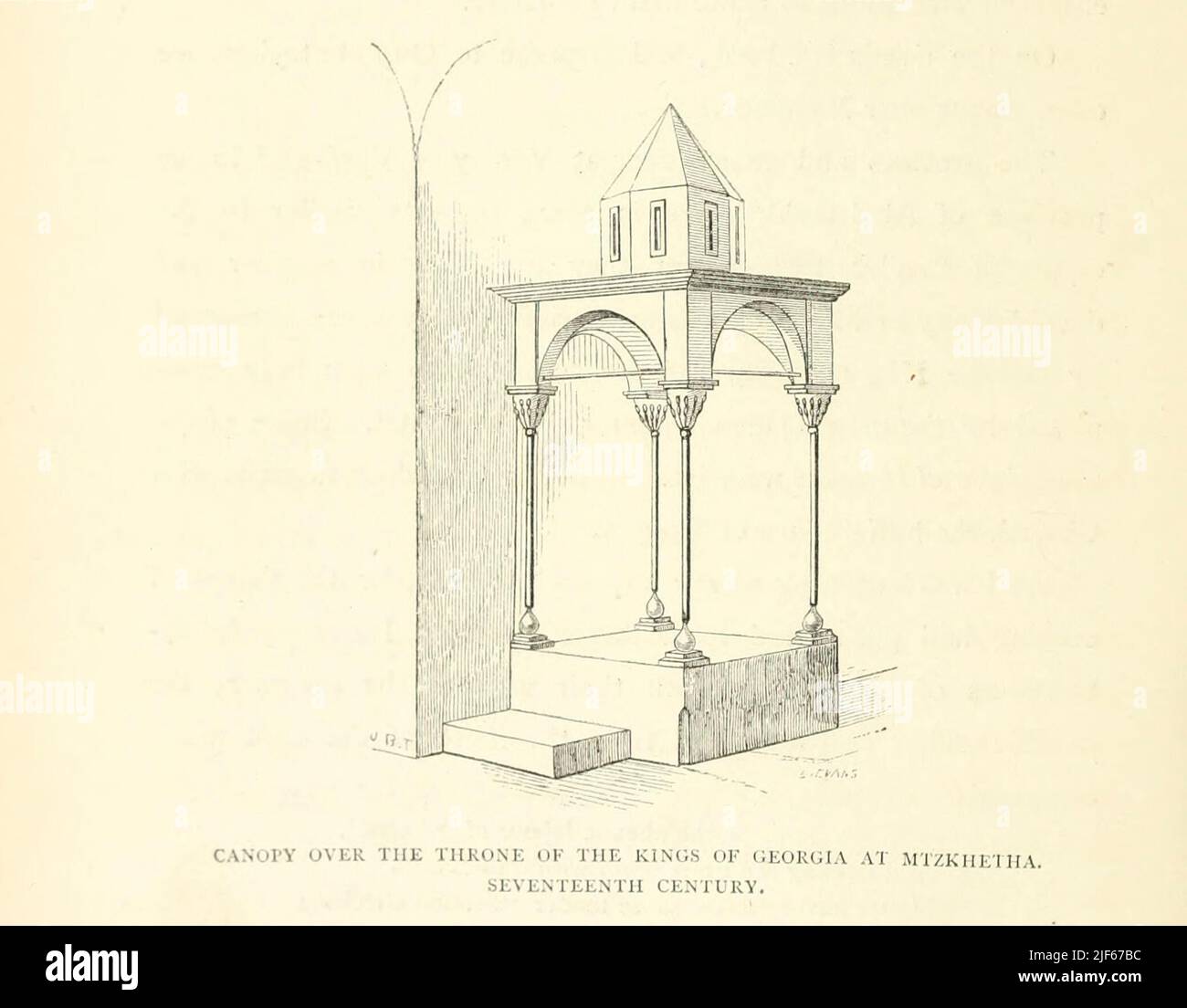 Canopy over the Throne of the Kings of Georgia at Mtzkhetha [Mtskheta ...