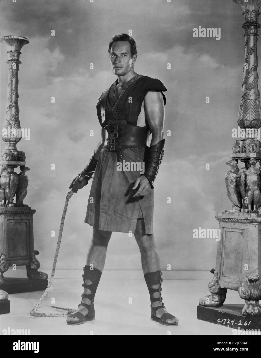 CHARLTON HESTON Portrait in BEN-HUR 1959 director WILLIAM WYLER novel ...