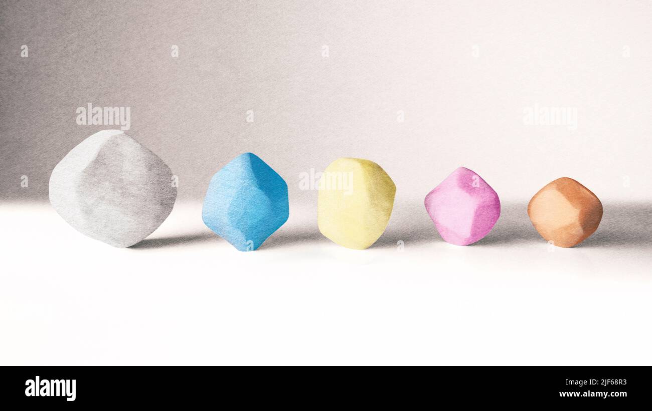 Colorful plasticine balls close-up, texture background Stock Photo - Alamy