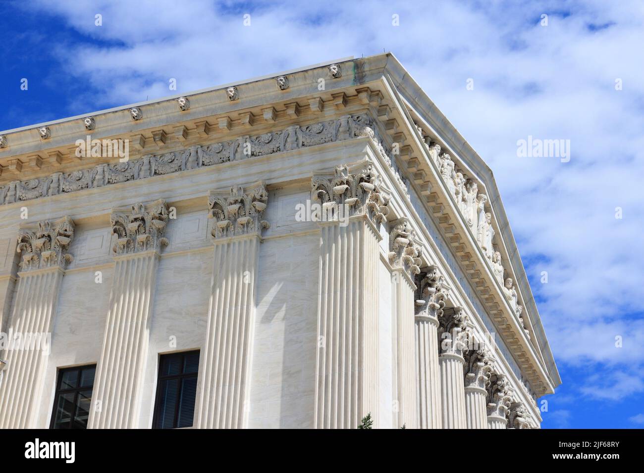 US Supreme Court. Courthouse building in Washington DC, USA Stock Photo ...