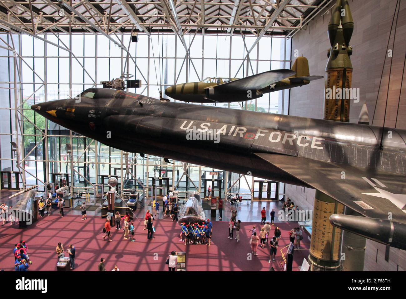 Washington Dc June 13 2013 People Visit Smithsonian National Air