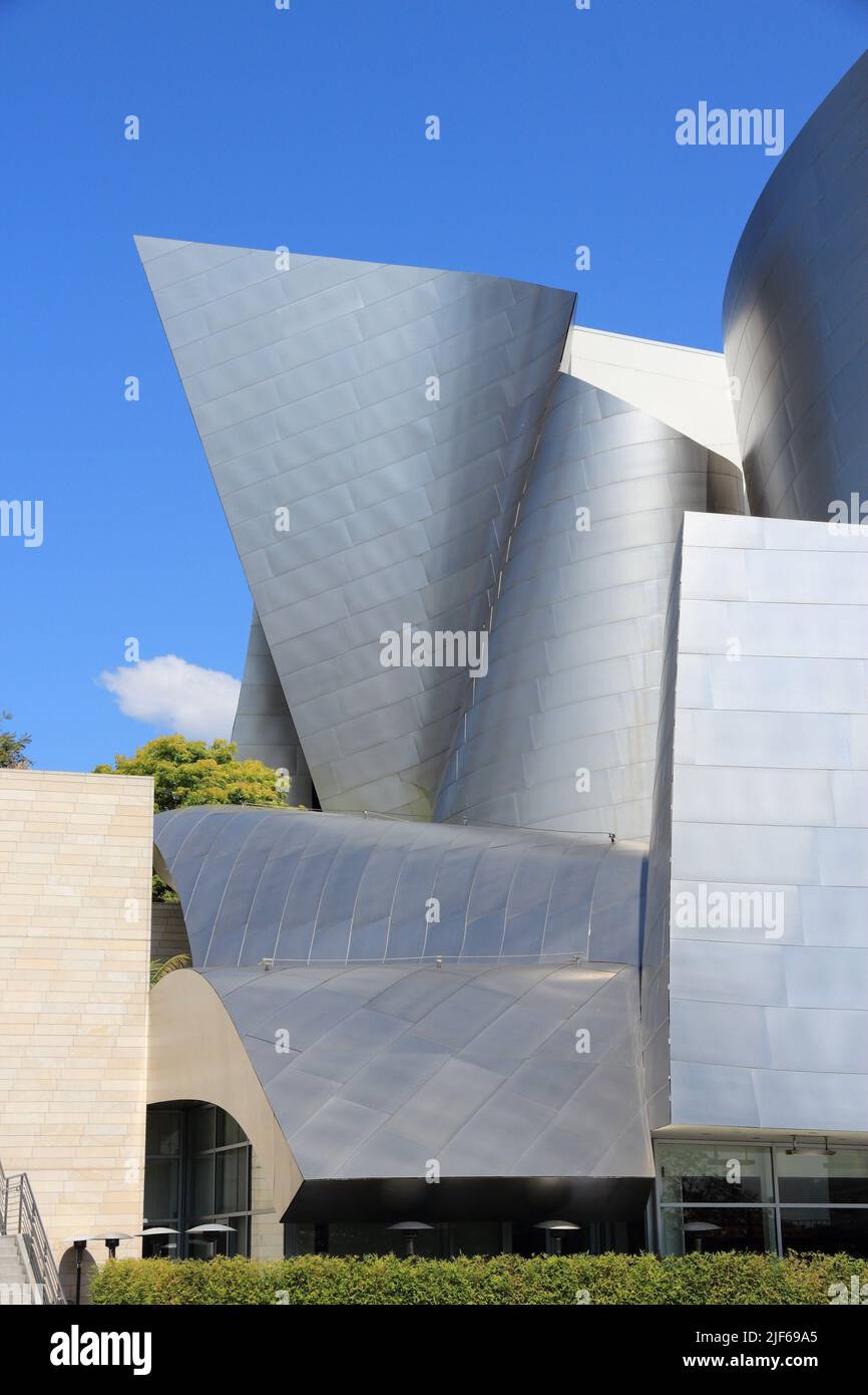 LOS ANGELES, USA - APRIL 5, 2014: Walt Disney Concert Hall in Los ...