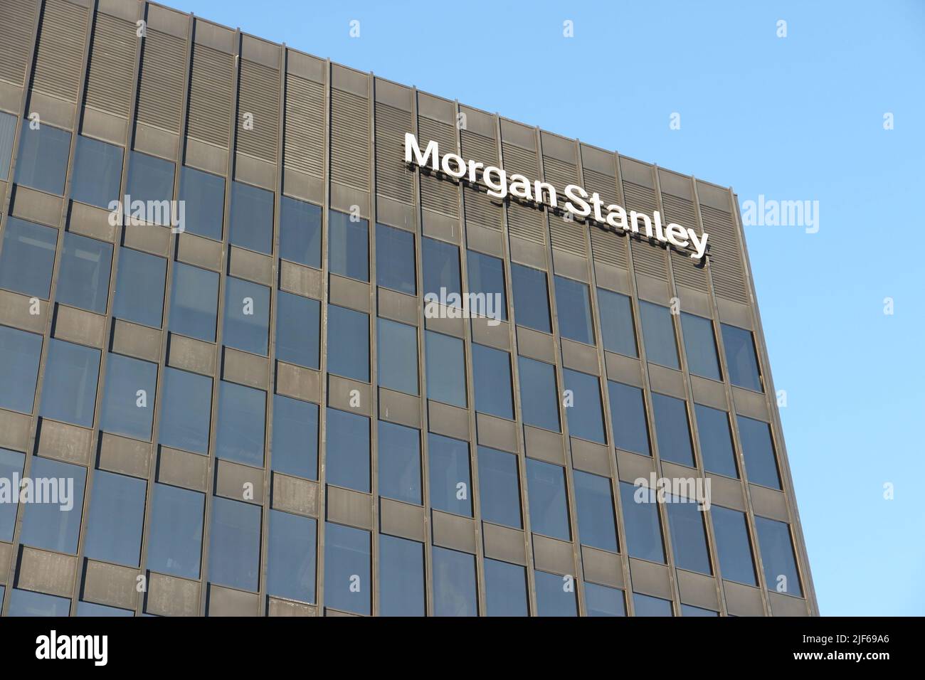 LOS ANGELES, USA - APRIL 5, 2014: Morgan Stanley building in Beverly ...