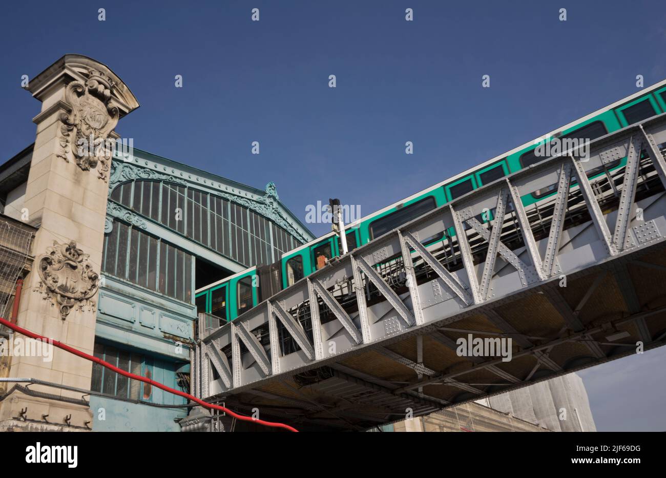 View of the Gare de Austerlitz train station in Paris,France,Europe ...