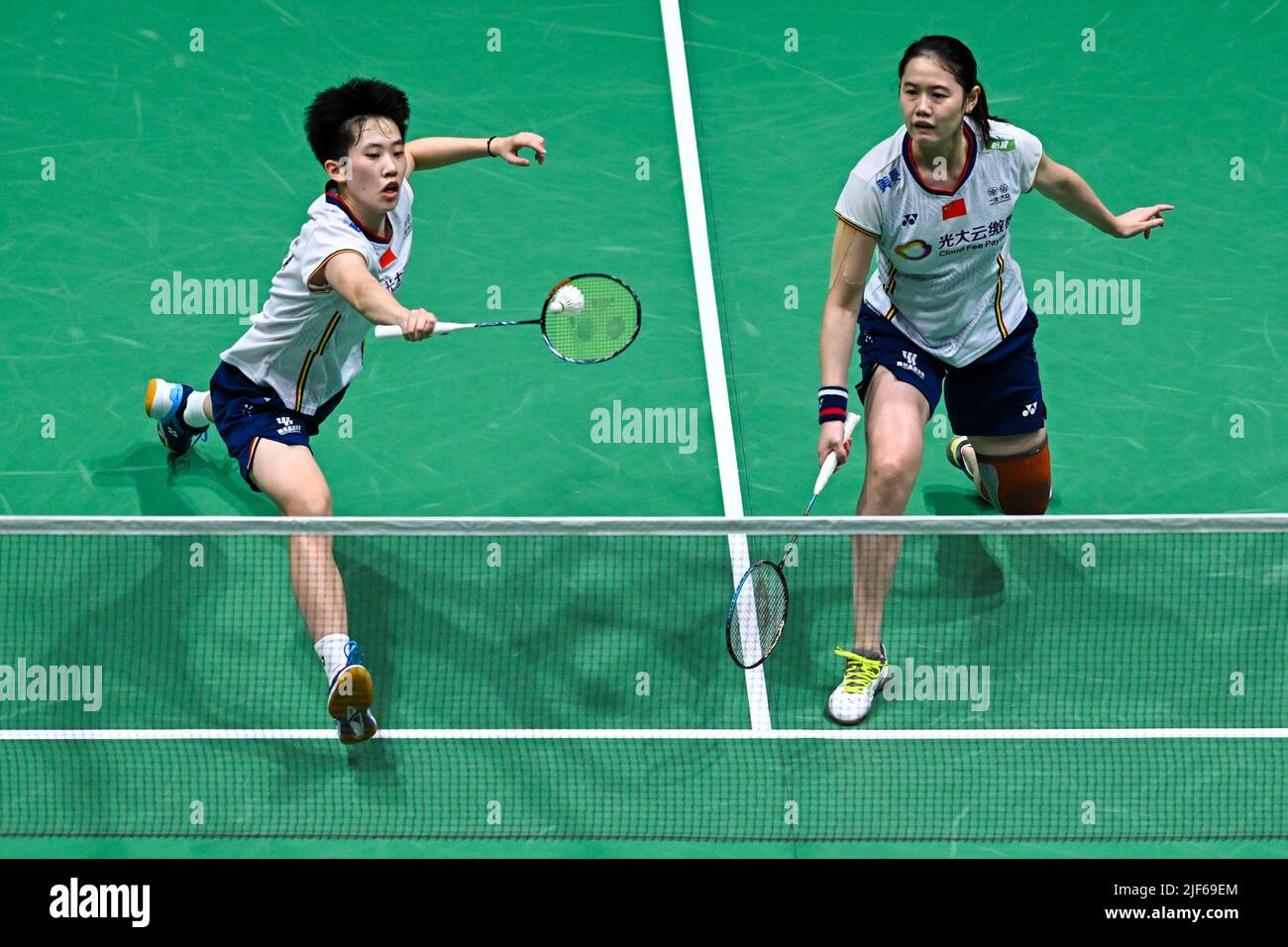 Kuala Lumpur, Malaysia. 30th June, 2022. Zhang Shuxian (L)/Zheng Yu ...
