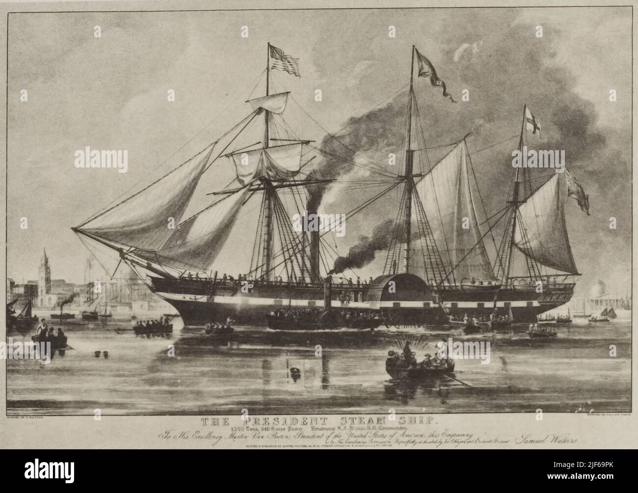 Map of new york 1840 hi-res stock photography and images - Alamy