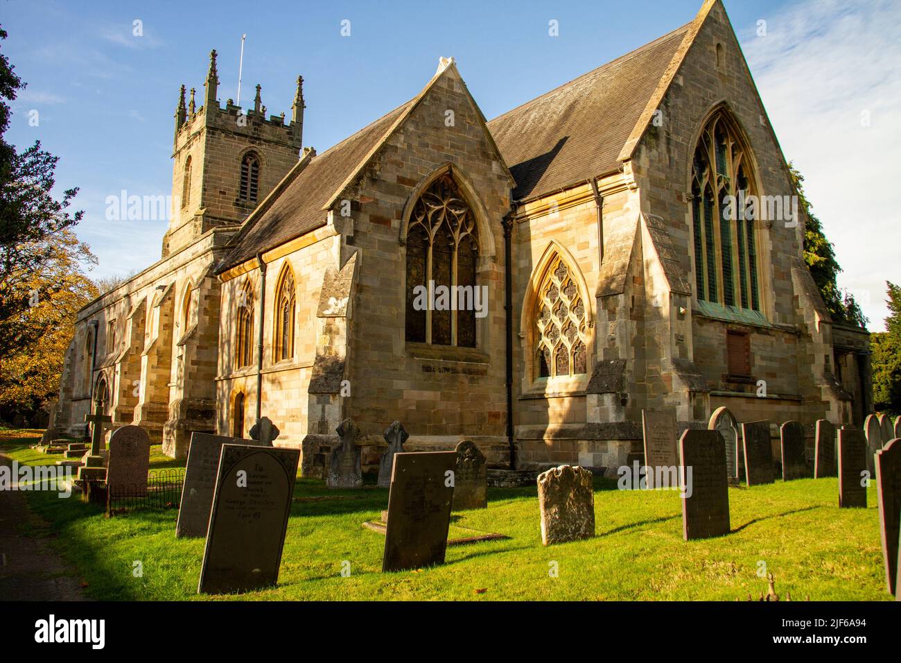 St Mary's church Swynnerton Staffordshire Stock Photo - Alamy