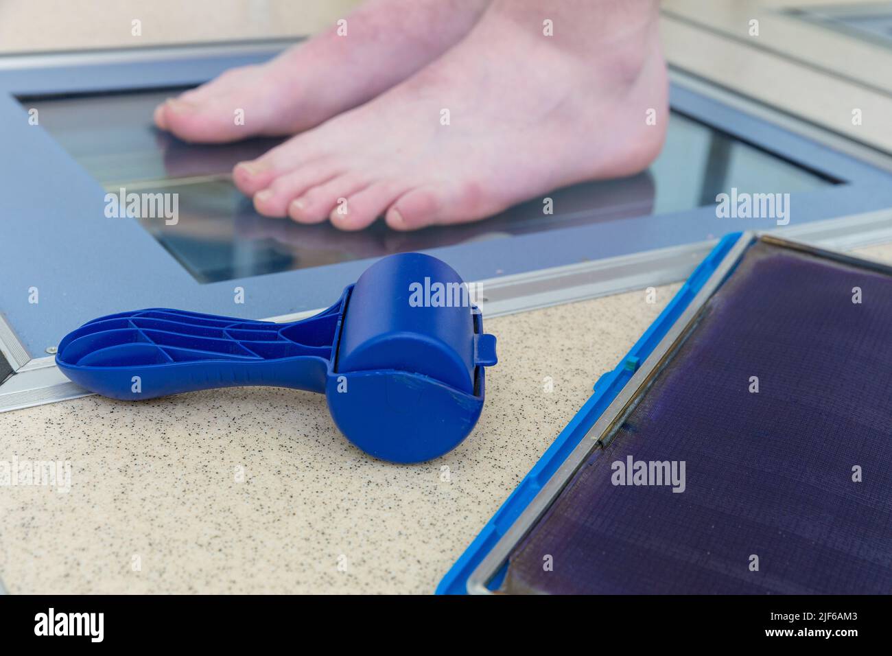 tools for measuring human feet for making individual made orthopedic ...