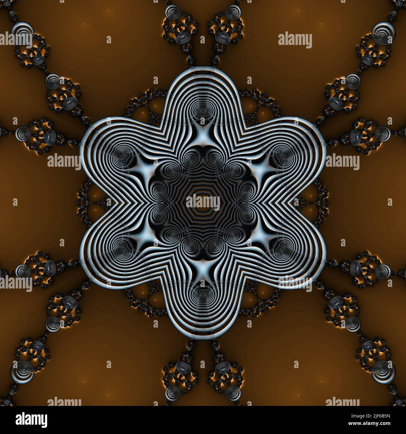 Abstract Computer generated Fractal design. A fractal is a never-ending ...