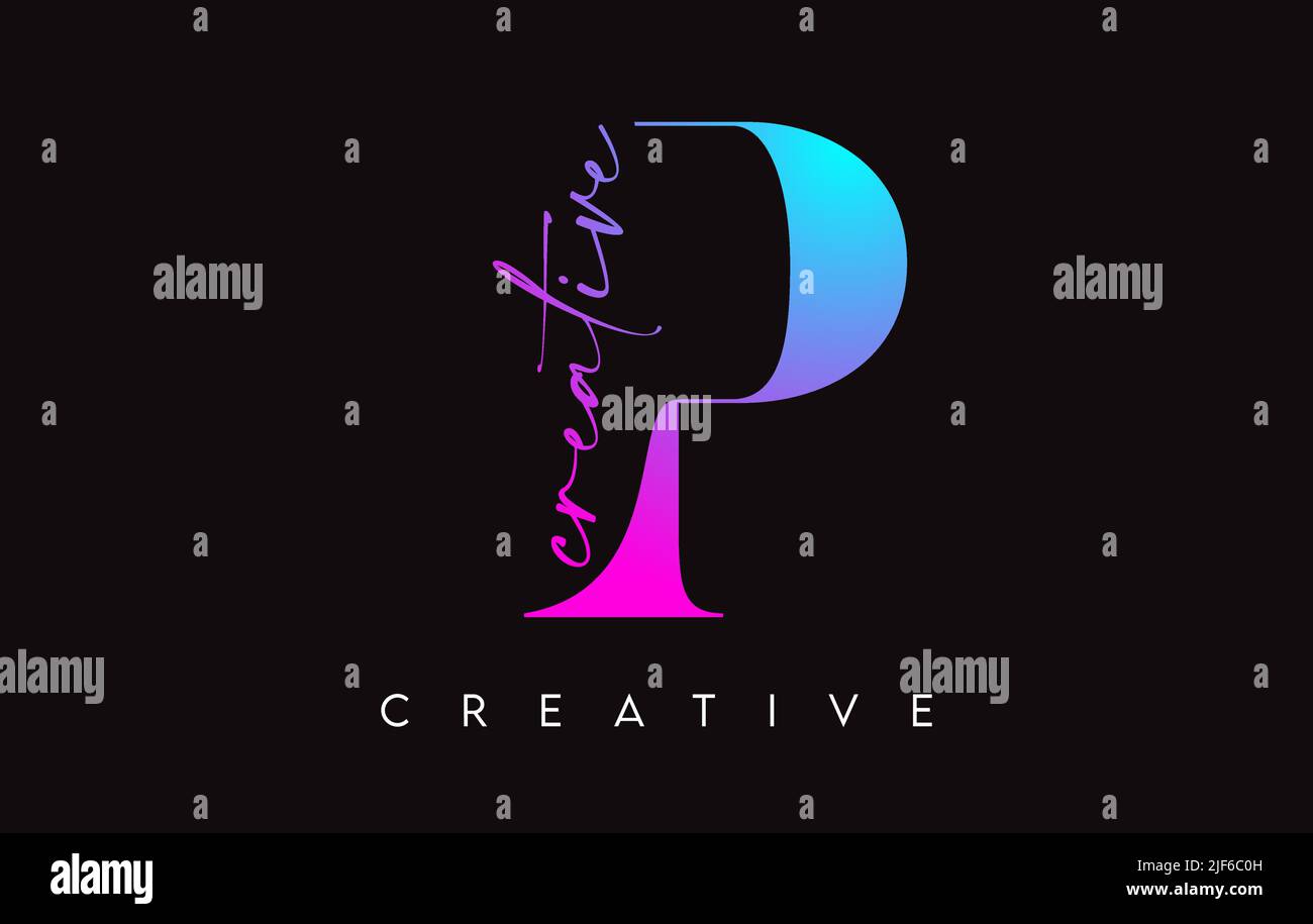 Handwritten letter p Stock Vector Images - Alamy
