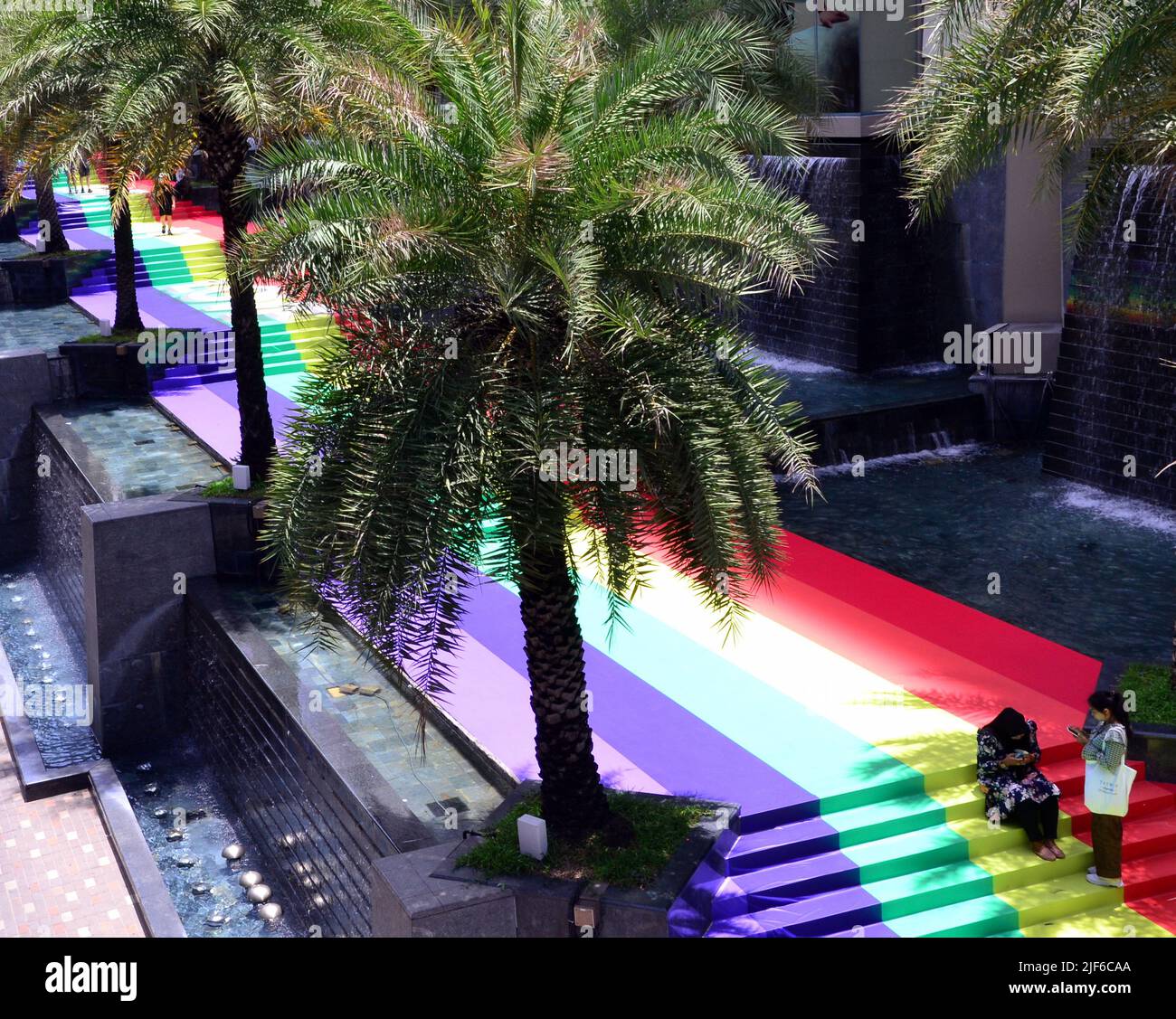 Siam Paragon Shopping Centre, Bangkok, Thailand, Asia, has installed ...