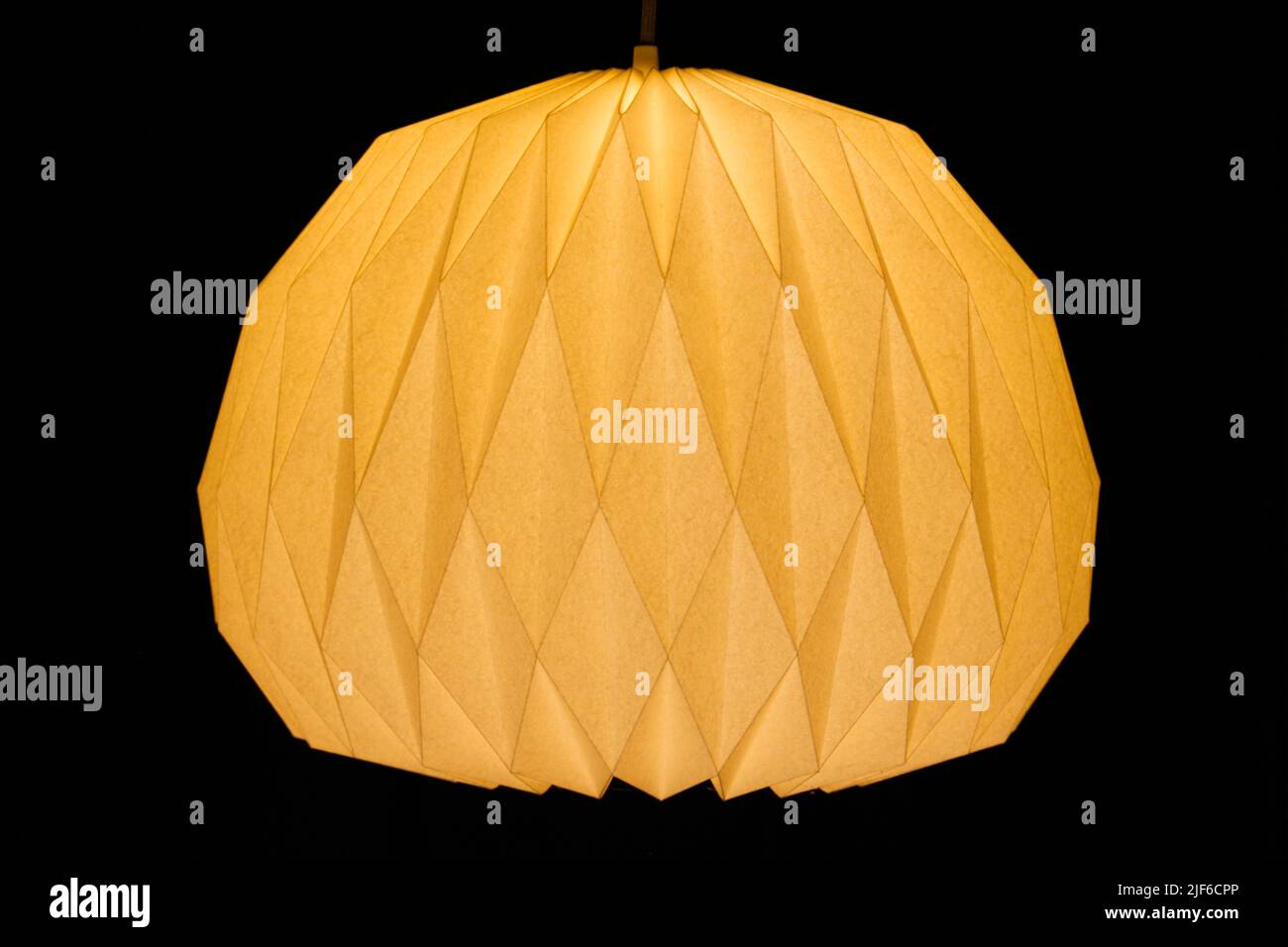 quality paper ceiling lamp Stock Photo - Alamy