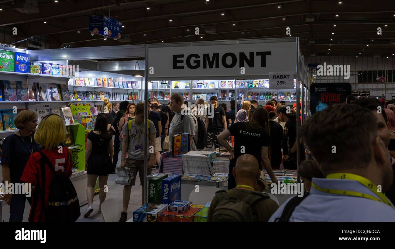 POZNAŃ, POLAND - JUNE 17, 2022: The Poznań International Fair, comics ...