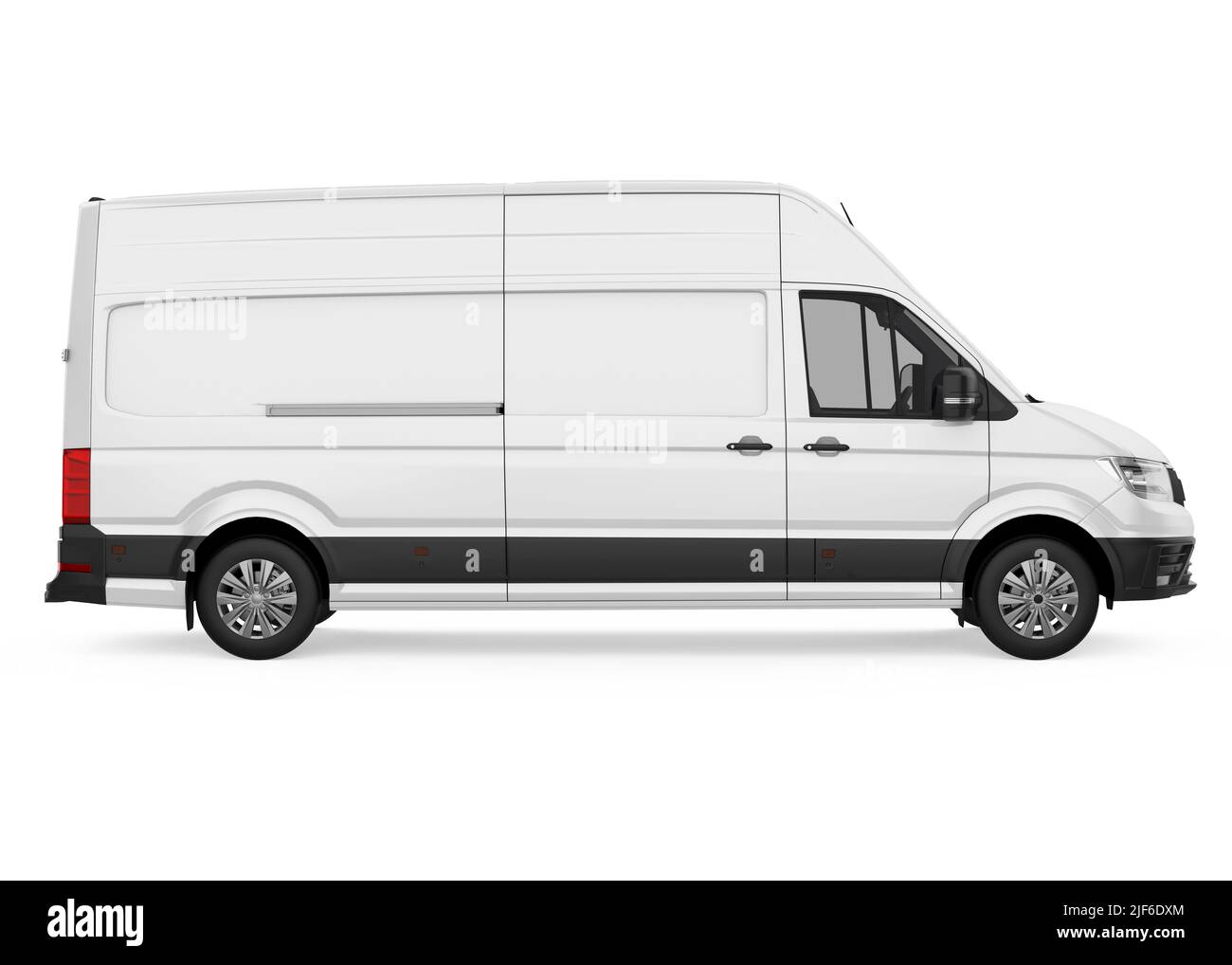 Delivery Van Isolated Stock Photo - Alamy