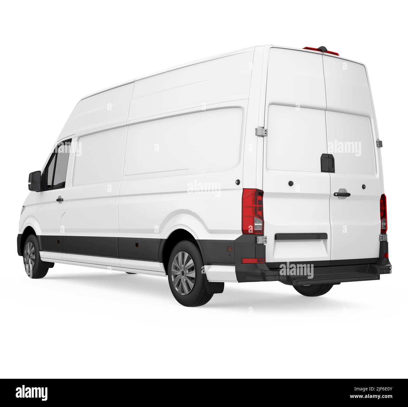 Delivery Van Isolated Stock Photo - Alamy
