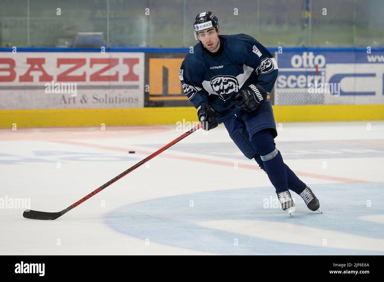 30.06.2022, Quinto, Gottardo Arena, Ambri Piotta practice, #91 Lionel ...