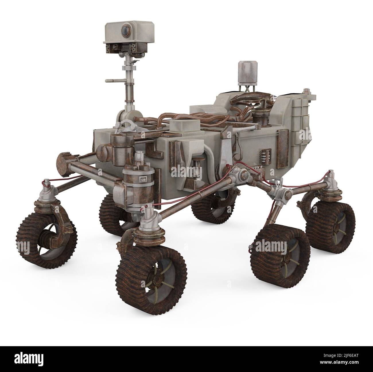 Curiosity Rover Isolated Stock Photo - Alamy