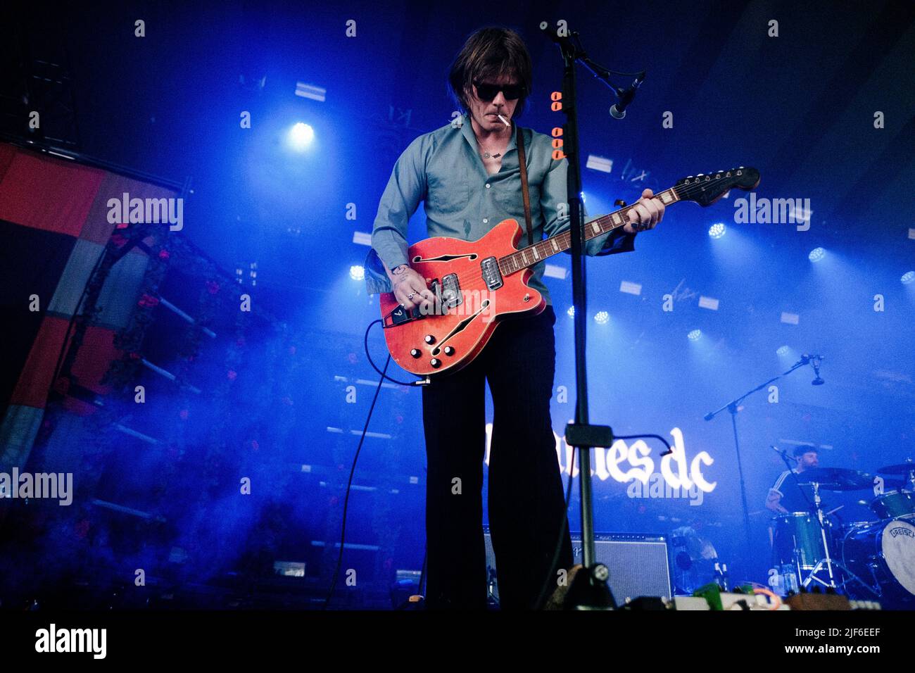 Roskilde, Denmark. 29th June, 2022. The Irish post-punk band Fontaines ...