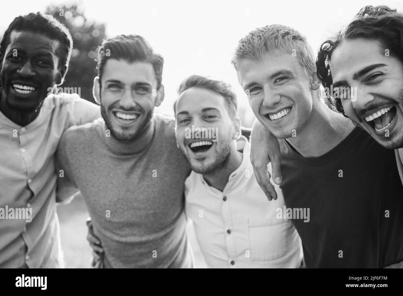 Black And White Guy Friends