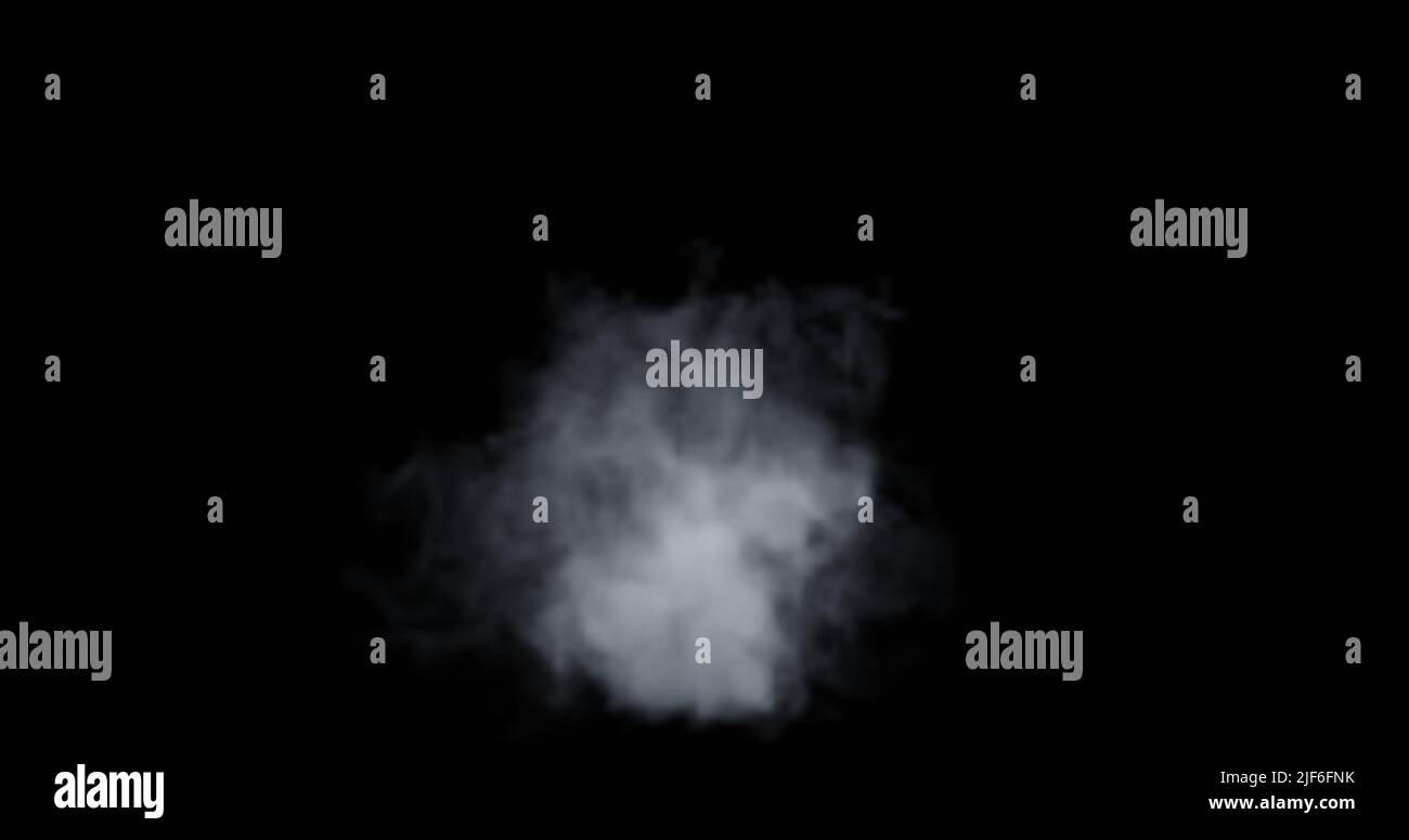 3d render of quick steam or smoke texture isolated on black Stock Photo ...