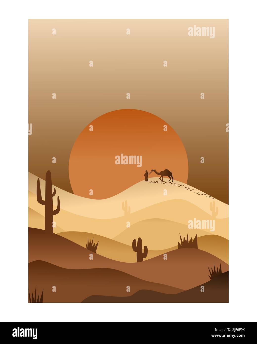 Cartoon desert landscape wild west hi-res stock photography and images ...