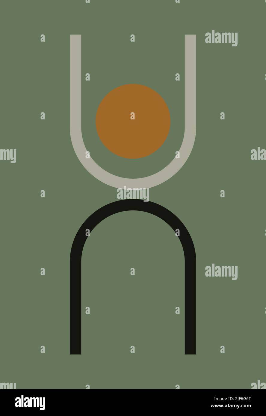 Wall art, minimalistic abstract art background. Abstract design ...