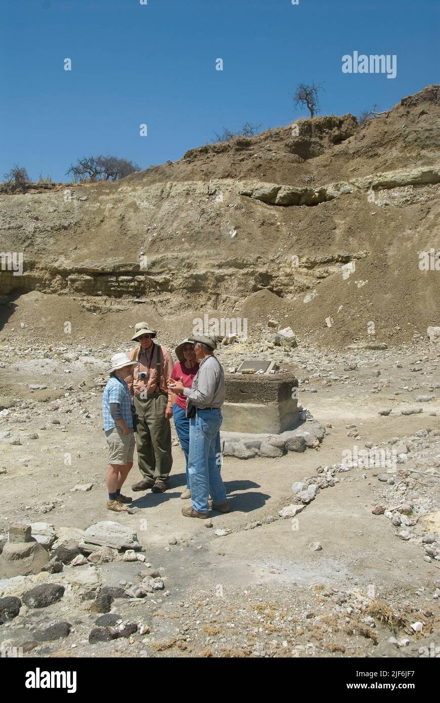 Frida Leakey Korongo site in Oldupai Gorge, Tanzania, where Marey leaky ...