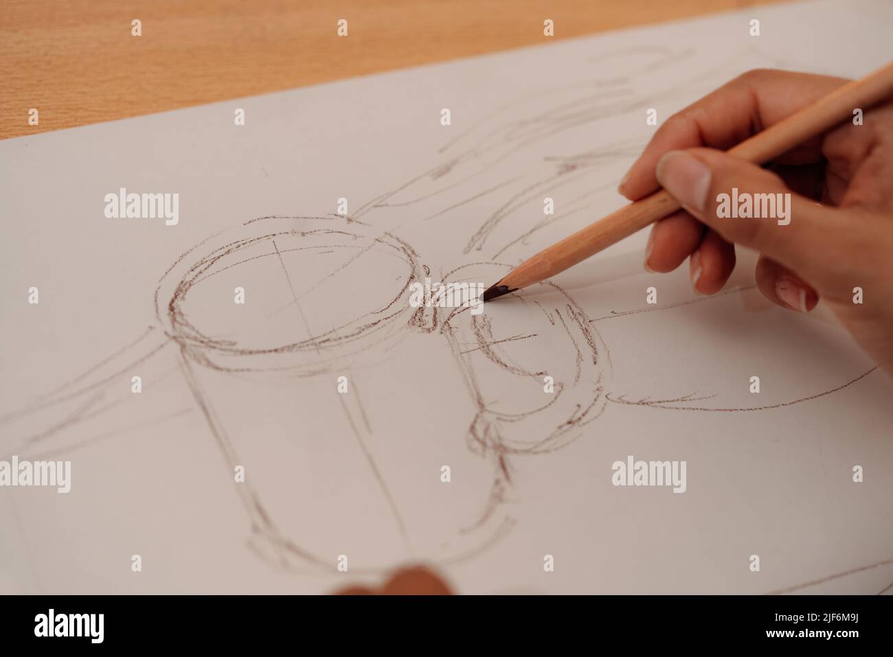 Anonymous female artist using hi-res stock photography and images - Alamy