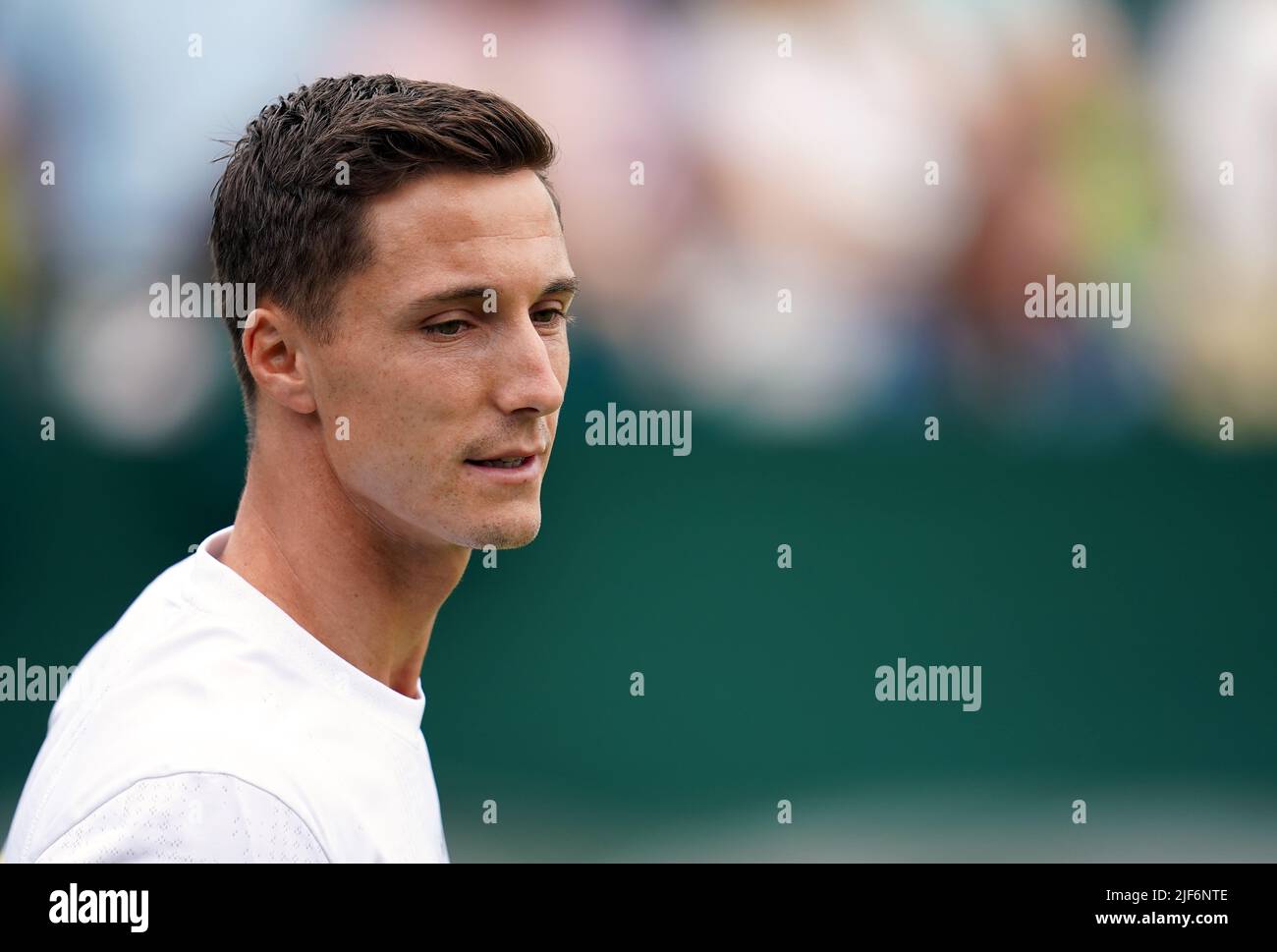 Joe Salisbury during their Gentlemen's doubles match with partner ...