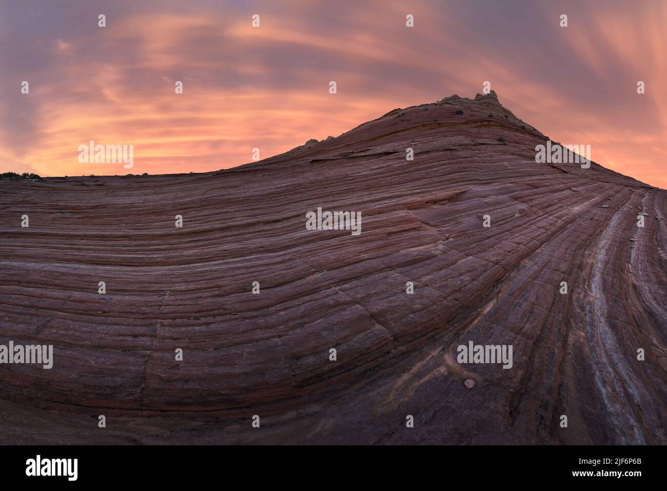 Breathtaking scenery of rocky formations in highlands under colorful ...