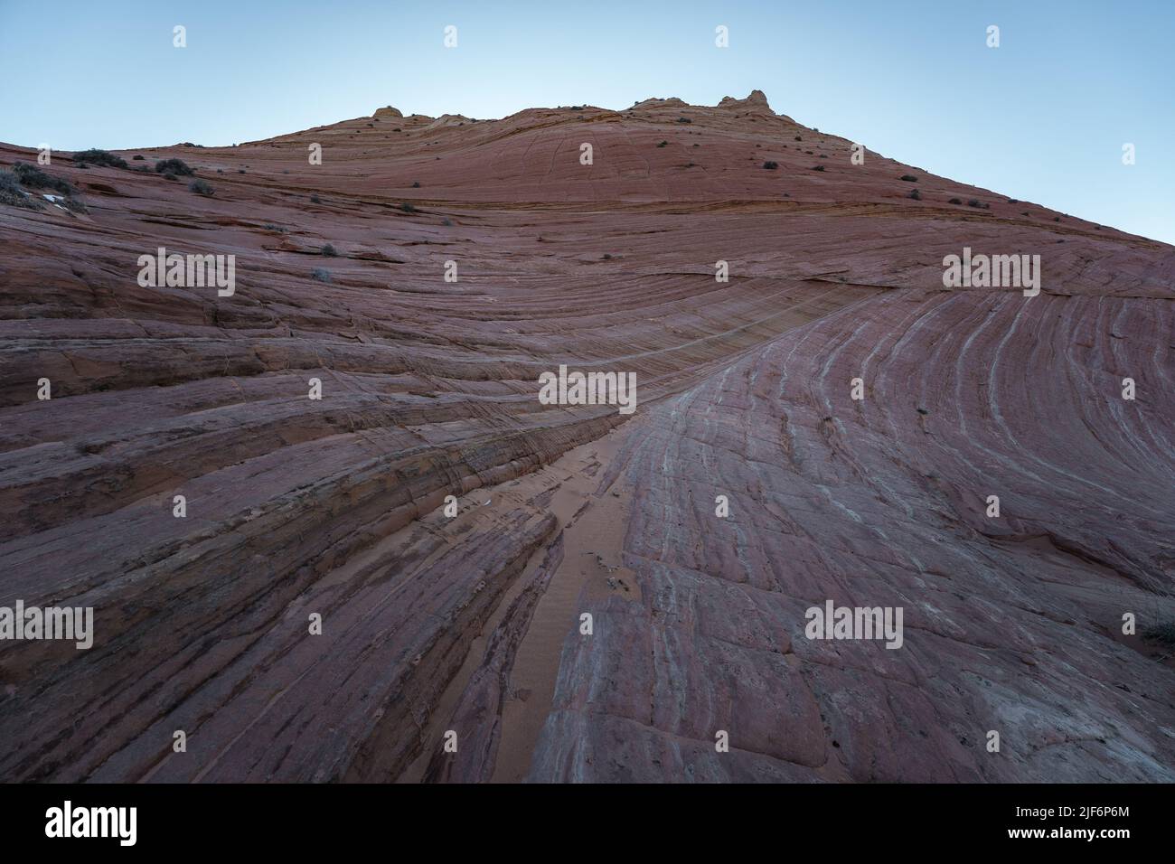 Breathtaking scenery of rocky formations in highlands in Vermillion ...