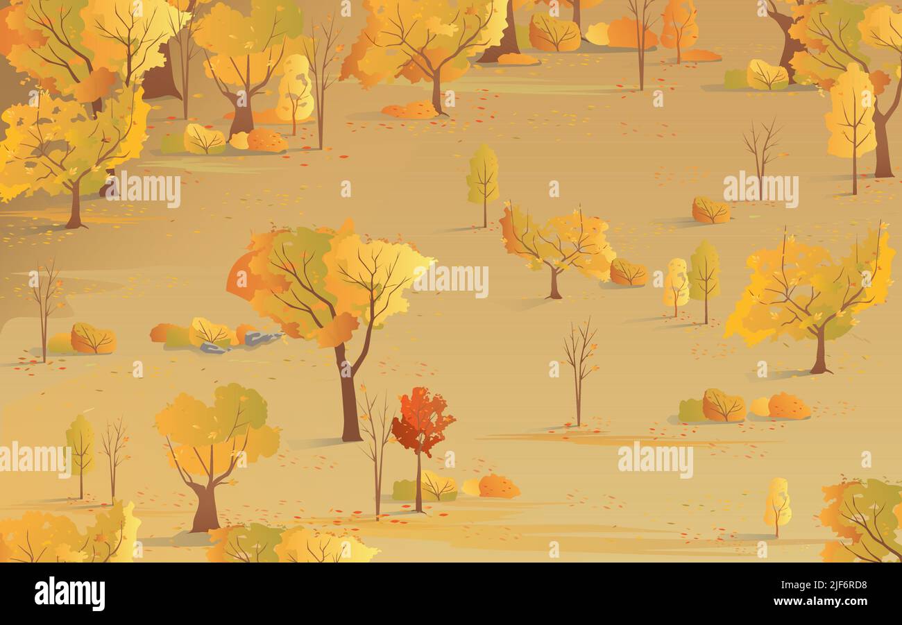 Yellow mist meadow Stock Vector Images - Alamy