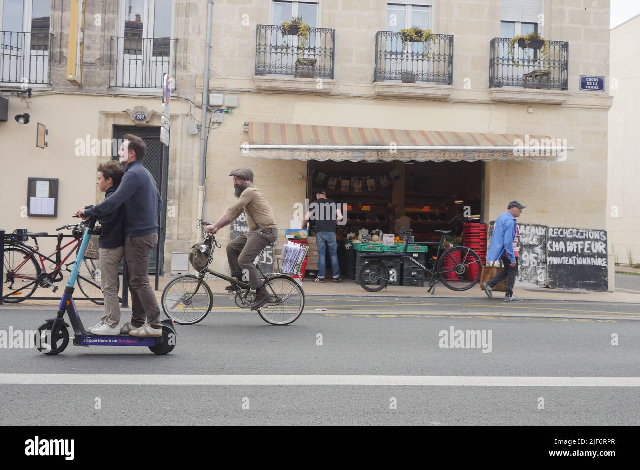 Two wheeled vehicles hi-res stock photography and images - Alamy