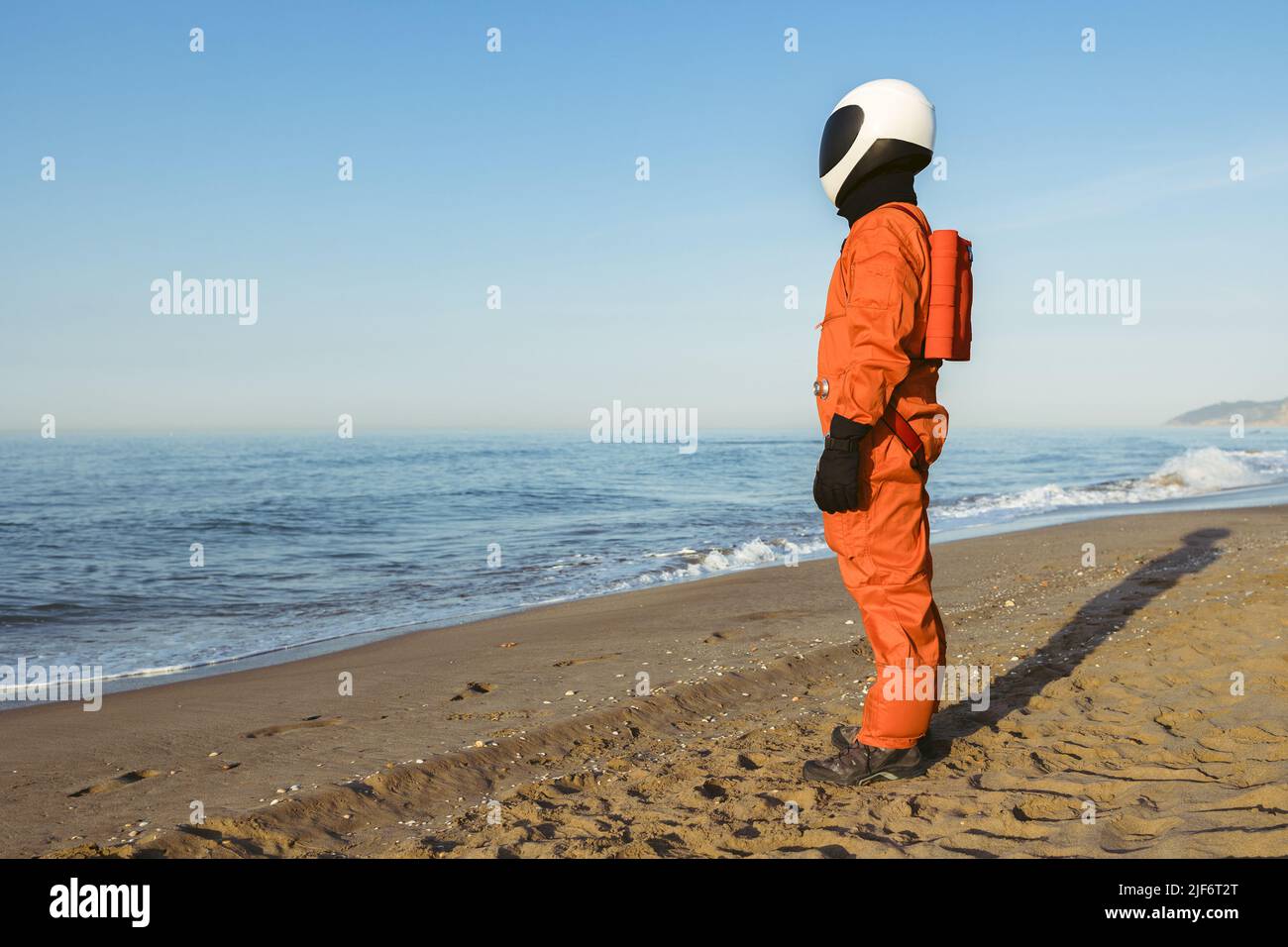 Astronaut At A Beach
