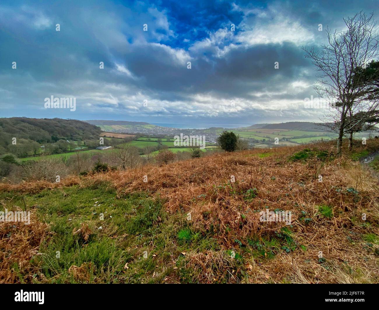 Devon hill hi-res stock photography and images - Alamy