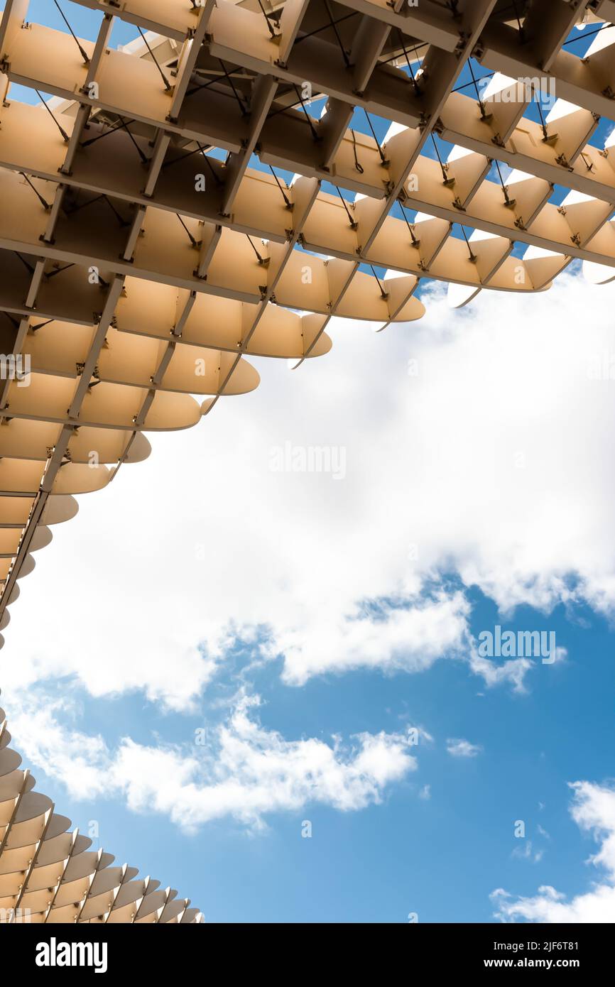Seville, Spain, September 23, 2020: View of the sky in Seville from the ...