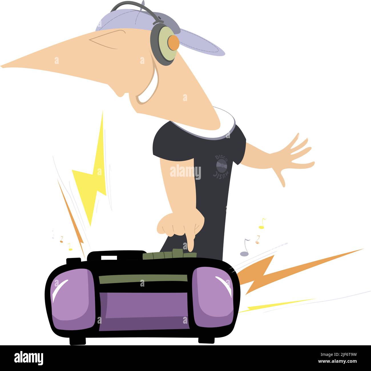 Boom box Stock Vector Images - Alamy