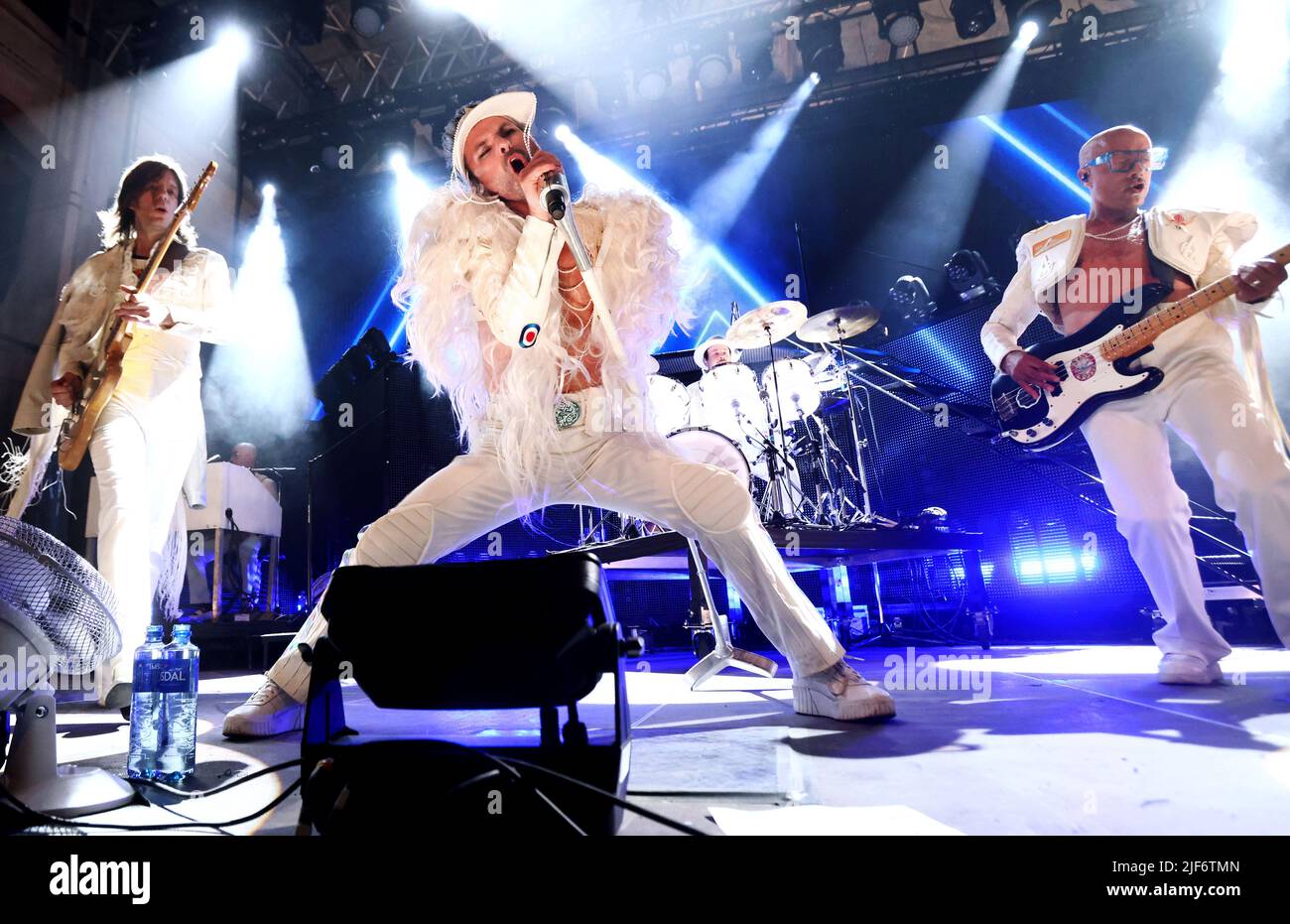Tour premiere for the band The Ark, from left: Martin Axén, Ola Salo ...