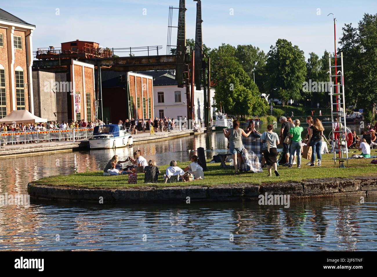 Tour premiere for the band The Ark in Lokverkstan, Motala, Sweden, on ...