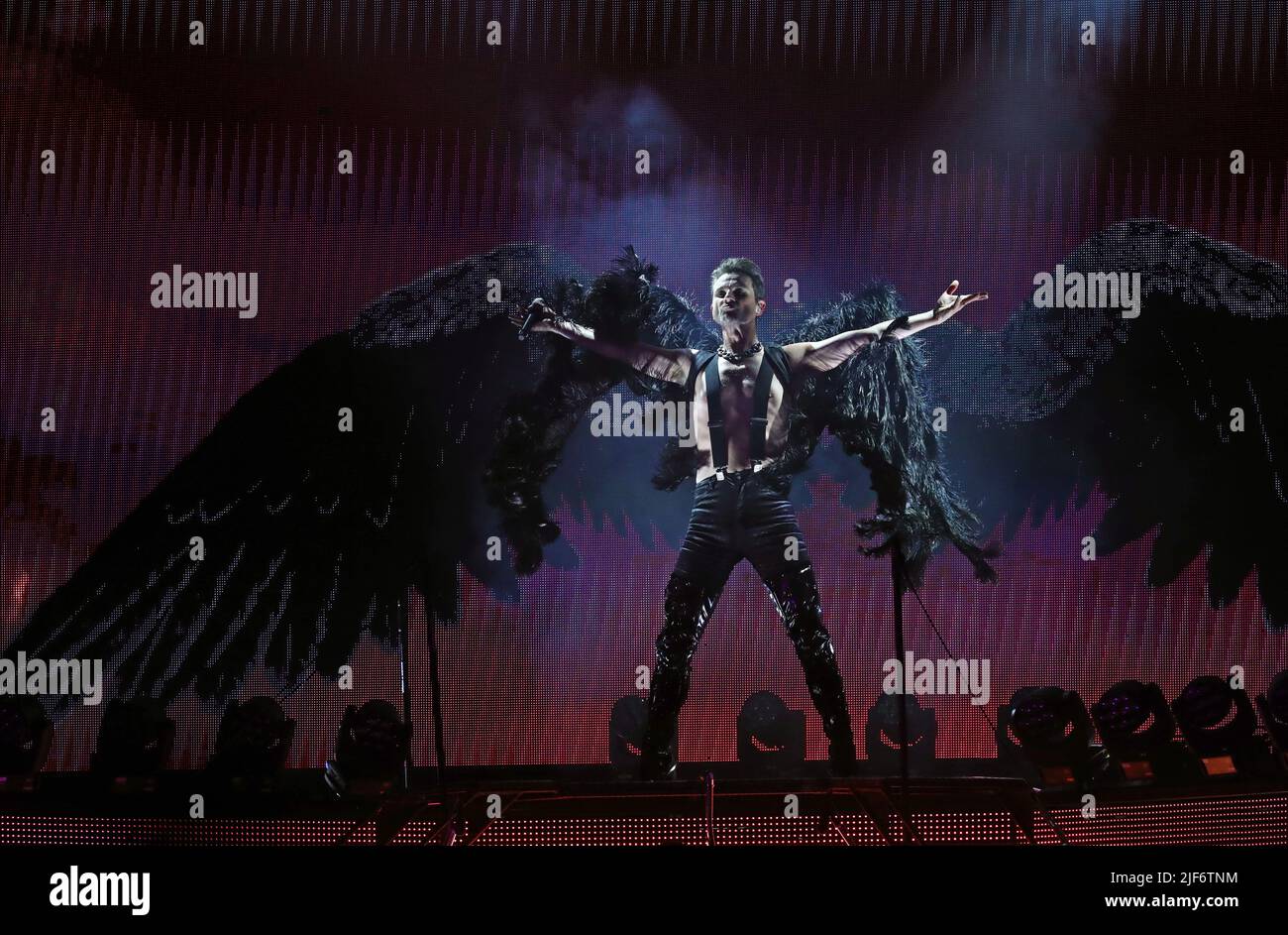 Tour premiere for the band The Ark, with Ola Salo, in Lokverkstan ...