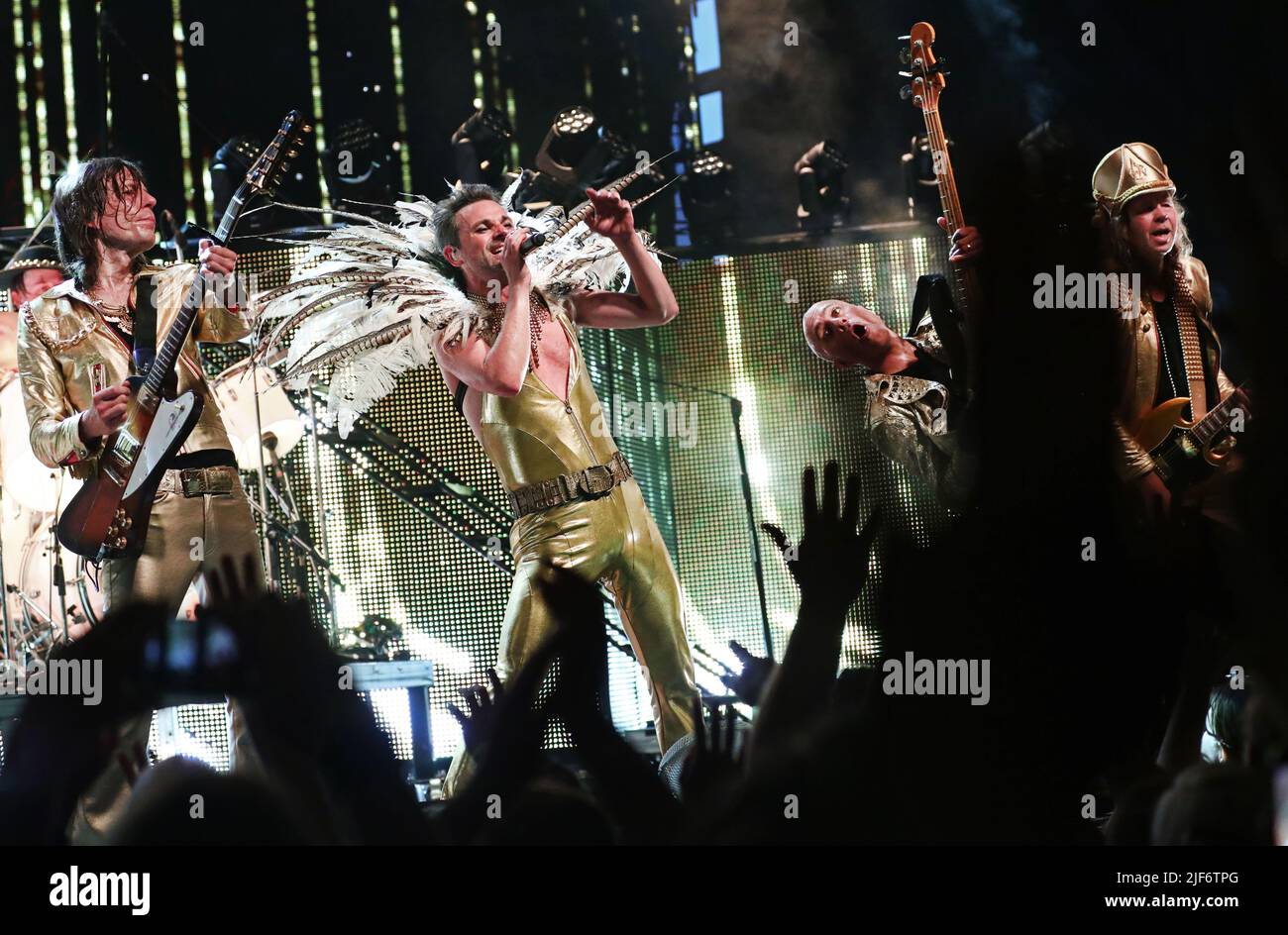 Tour premiere for the band The Ark in Lokverkstan, Motala, Sweden, on ...