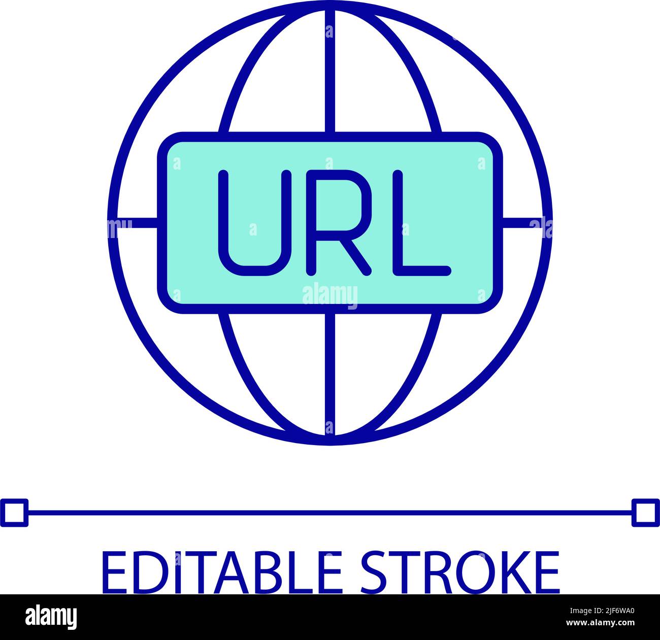 Website url logo design hi-res stock photography and images - Alamy