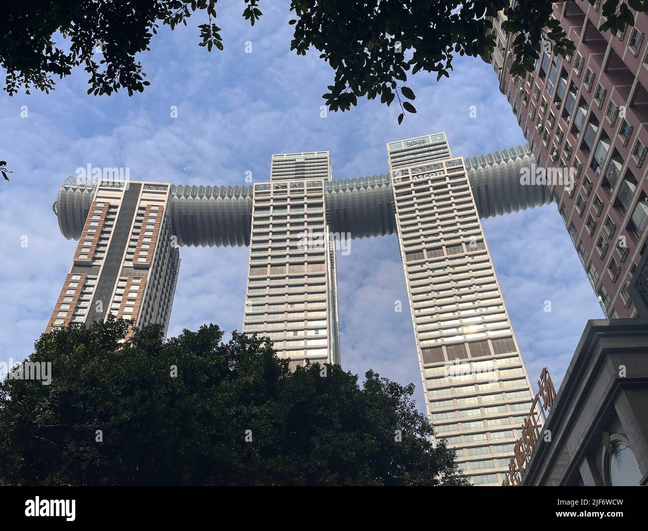 CHONGQING, CHINA - DECEMBER 1, 2021 - Crystal Corridor, a landmark ...