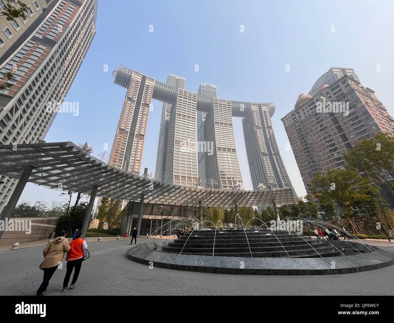 CHONGQING, CHINA - DECEMBER 1, 2021 - Crystal Corridor, a landmark ...