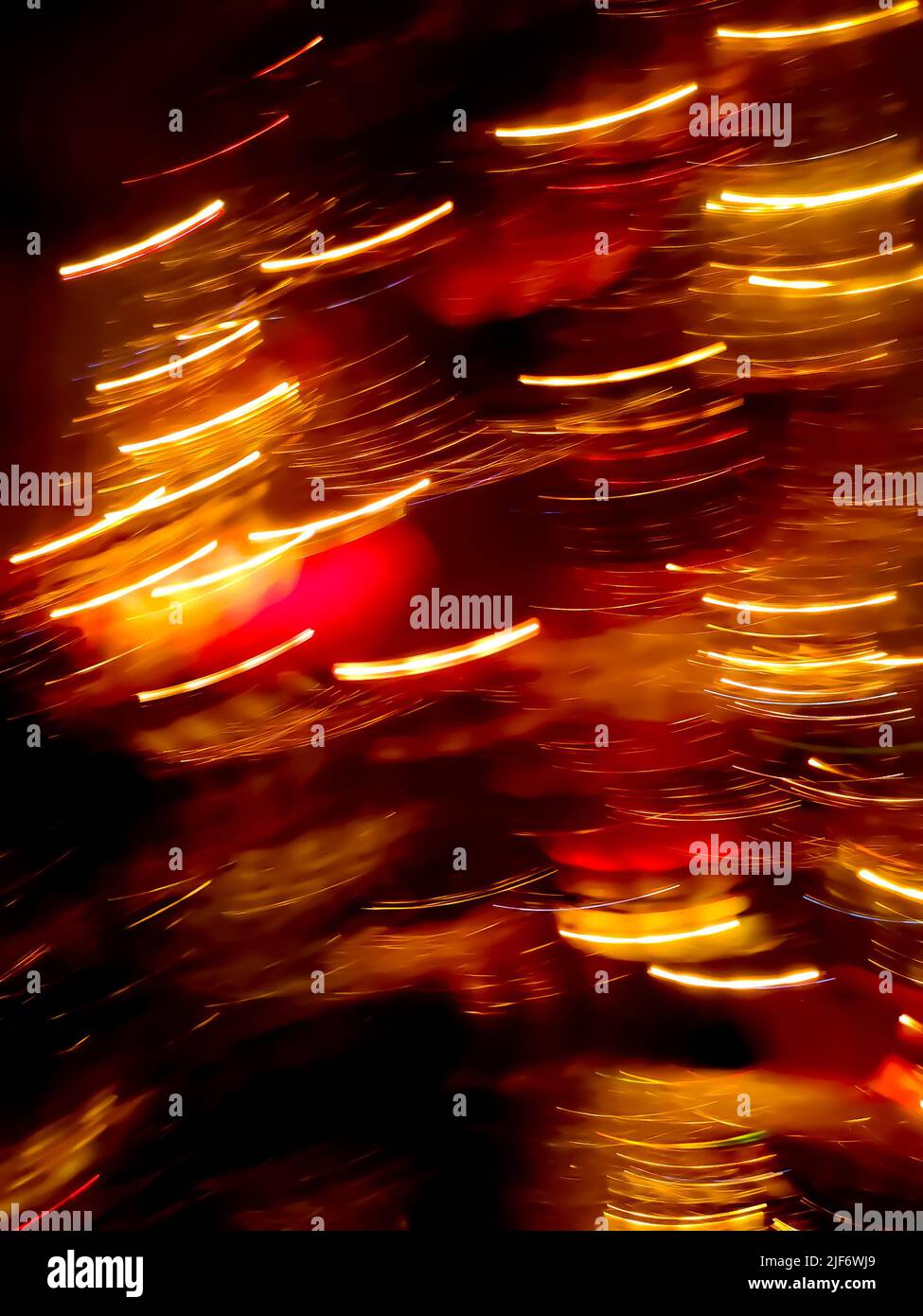 Neon light rays flash and glow on black. Light streaks electric color ...