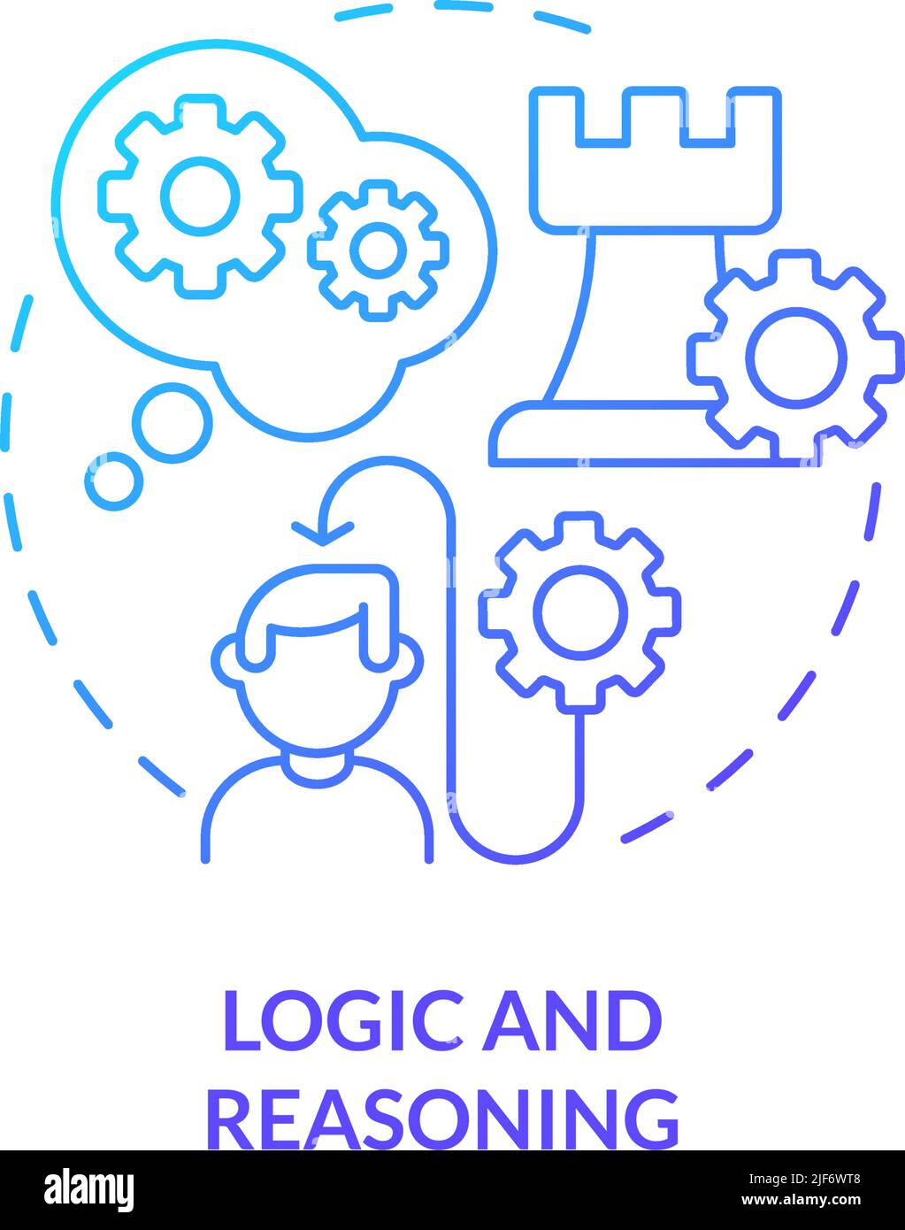 Logic and reasoning blue gradient concept icon Stock Vector Image & Art ... Logic and reasoning blue gradient concept icon Stock Vector Image & Art ...