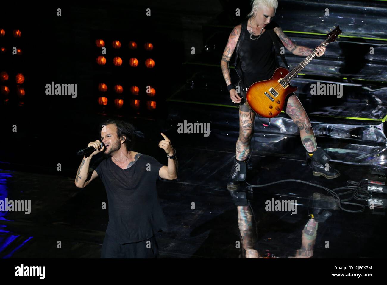 The Rasmus is a Finnish rock band participate at the concert. Desmond ...
