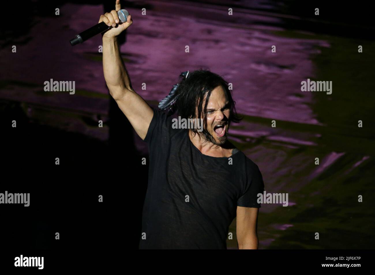 The Rasmus is a Finnish rock band participate at the concert. Desmond ...
