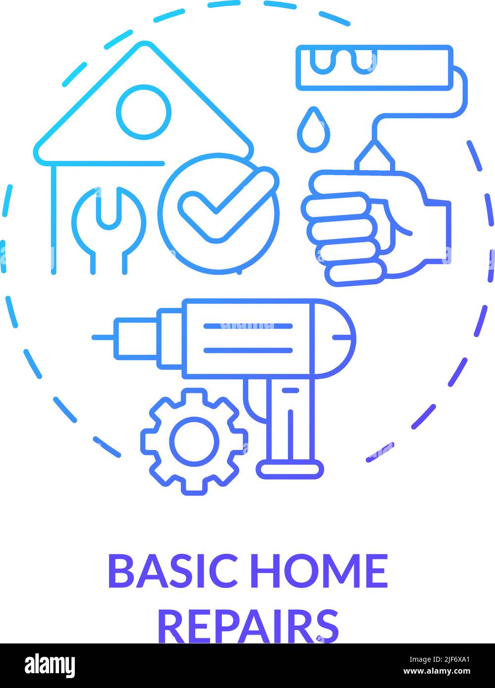 Basic diy house Stock Vector Images - Alamy