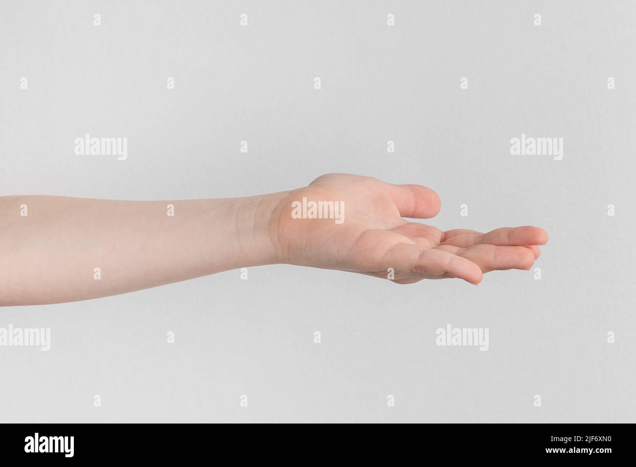 Hand Side View Palm Up